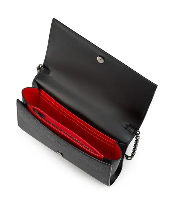 CHRISTIAN LOUBOUTIN Paloma Clutch With Studded Embellishments - Black