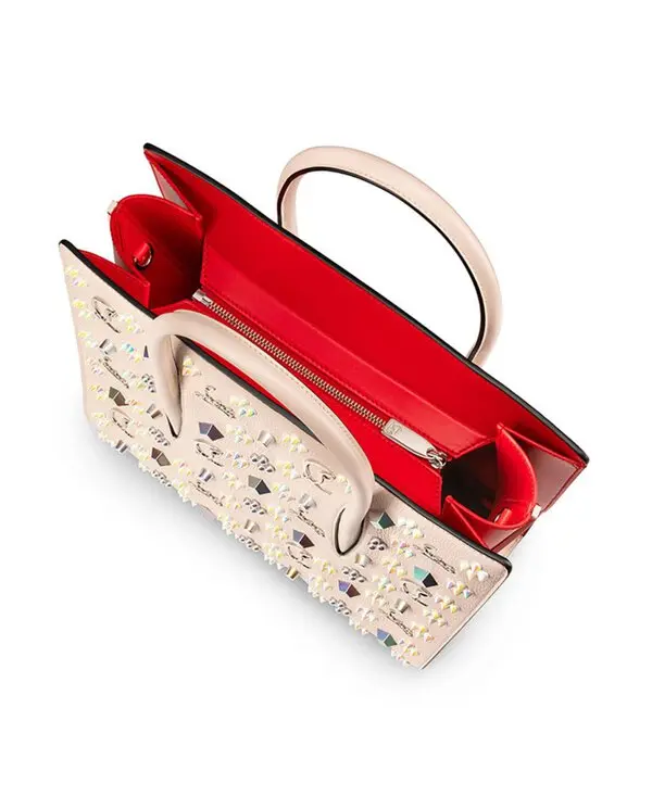 CHRISTIAN LOUBOUTIN Paloma Medium Handbag - Beige