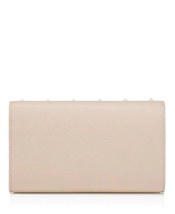 CHRISTIAN LOUBOUTIN Paloma Chain Wallet - Leche