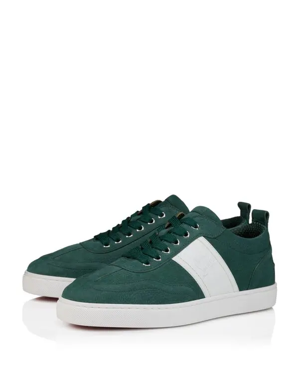 CHRISTIAN LOUBOUTIN Retero Low Top Sneakers - Agave