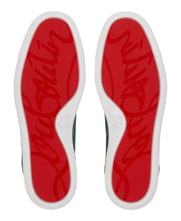 CHRISTIAN LOUBOUTIN Retero Low Top Sneakers - Agave