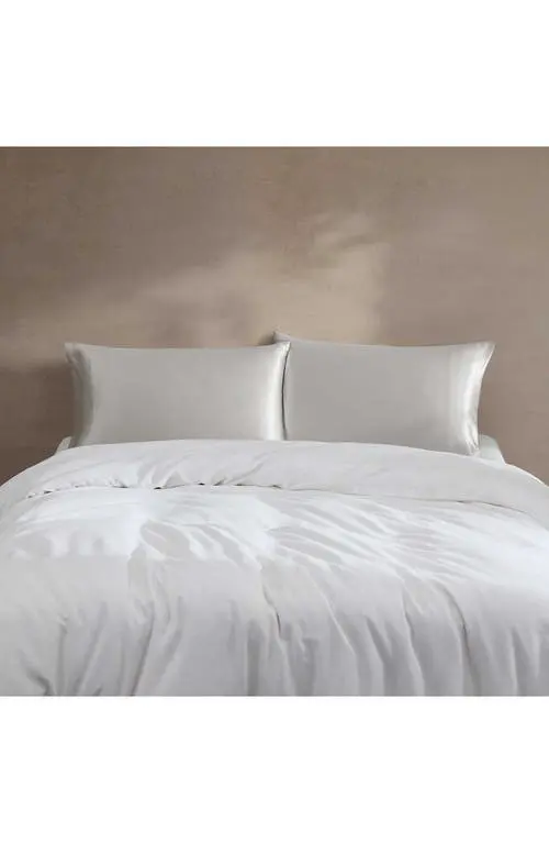 Calvin Klein Set Of 2 Mulberry Silk Pillowcases - Light Grey