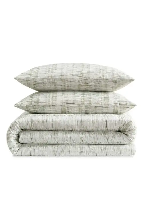 Calvin Klein Weave Texture Cotton Blend Comforter & Shams Set