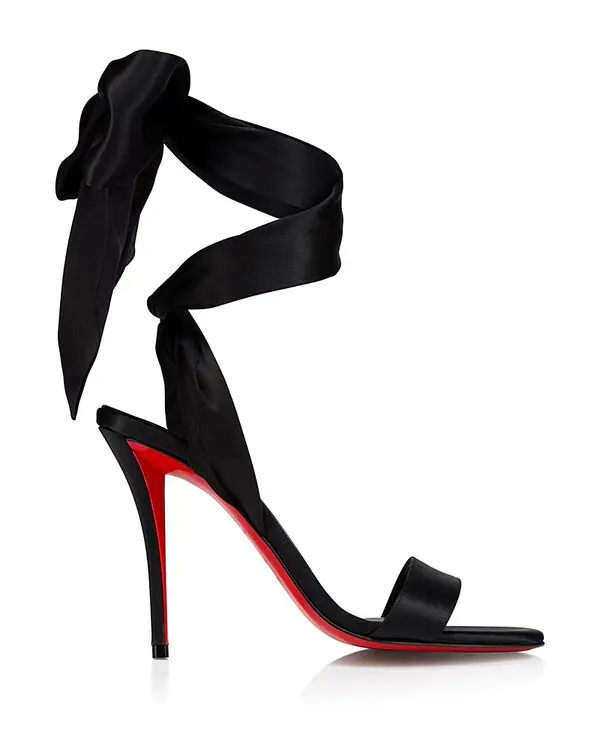 CHRISTIAN LOUBOUTIN Miss Z Du Desert Strappy Sandals - Black