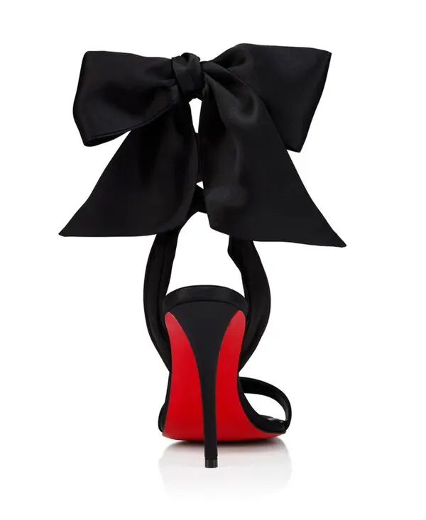 CHRISTIAN LOUBOUTIN Miss Z Du Desert Strappy Sandals - Black