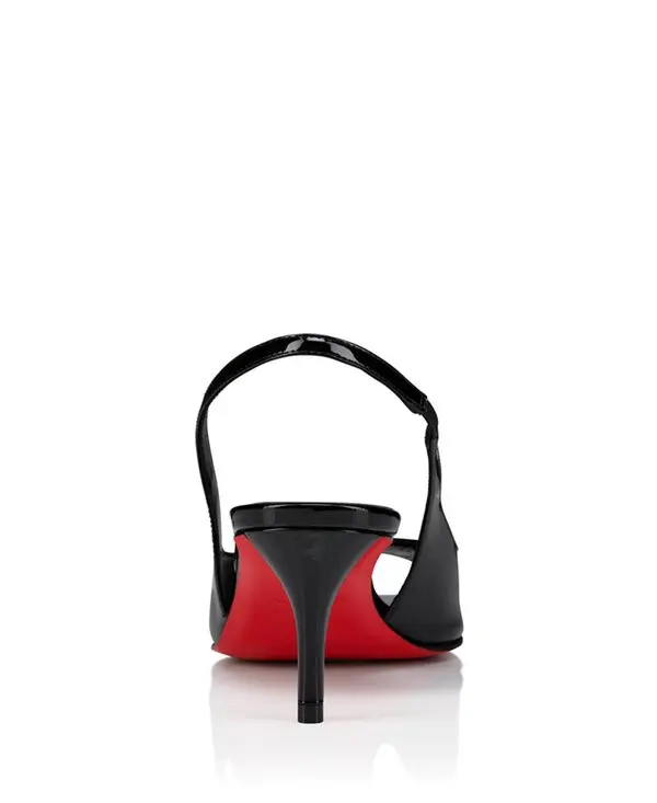 CHRISTIAN LOUBOUTIN Sofia Z Sling Back Peep Toe Pumps - Black