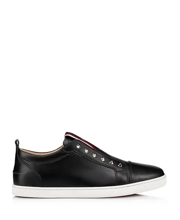 CHRISTIAN LOUBOUTIN F.a.v. Fique A Vontade Slip-on Sneakers - Black