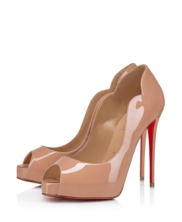 CHRISTIAN LOUBOUTIN Hot Chick Alta Pumps - Beige