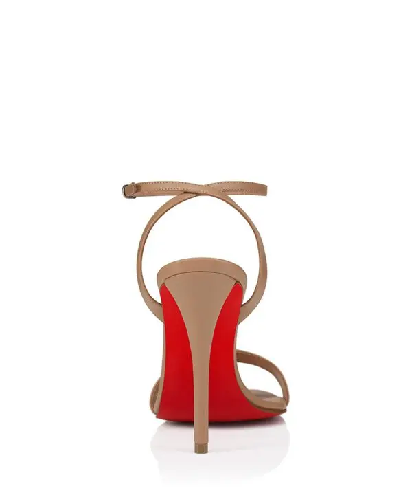 CHRISTIAN LOUBOUTIN Miss Z Sandal Strappy Sandal - Blush