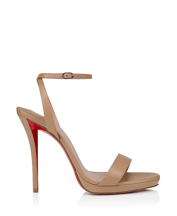 CHRISTIAN LOUBOUTIN Miss Z Sandal Queen Strappy Sandals - Blush
