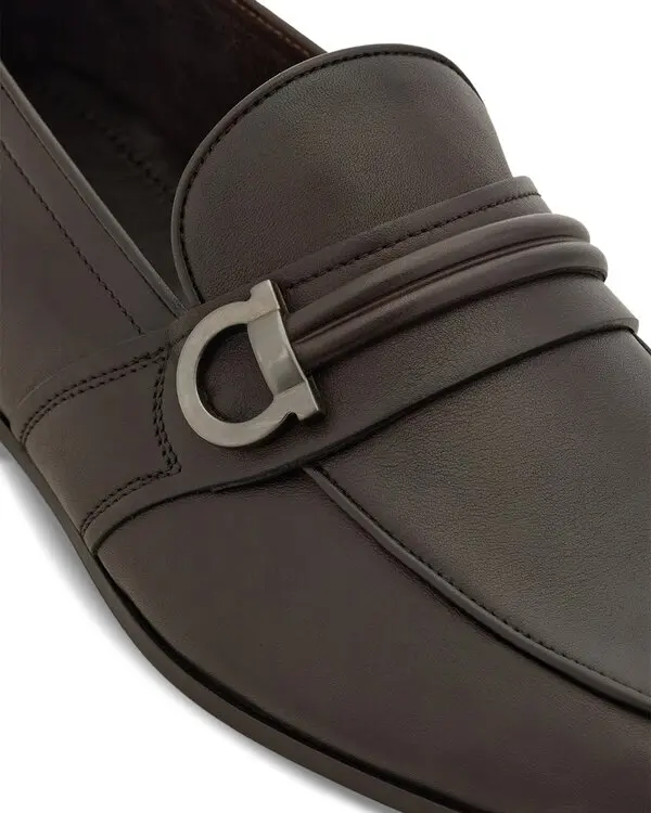 FERRAGAMO Gancini Saddle Loafers