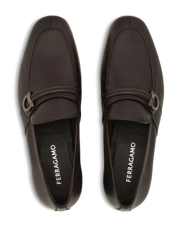 FERRAGAMO Gancini Saddle Loafers