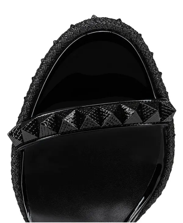 CHRISTIAN LOUBOUTIN Pyra Clou Wedge Espadrille Sandals