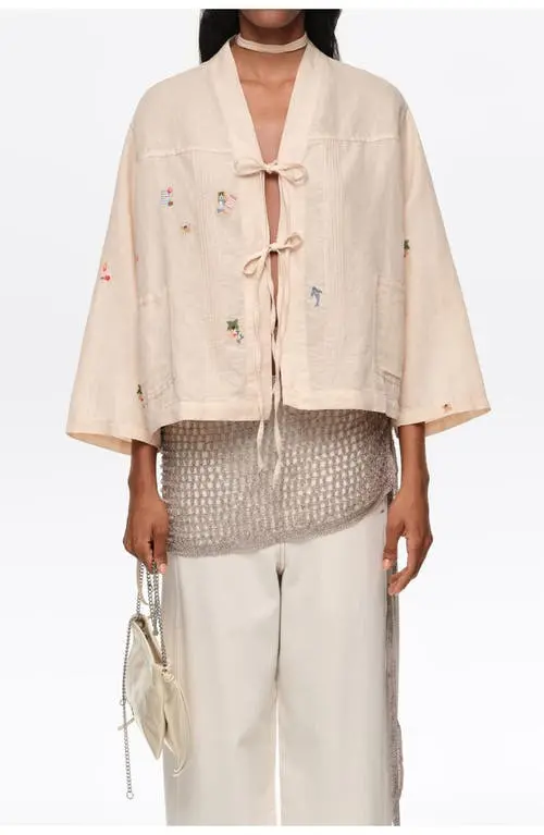 Bimba Y Lola Beaded Crochet Belt