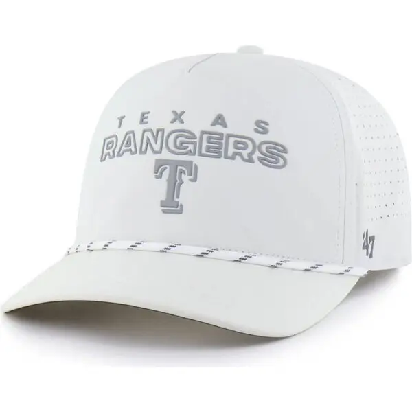 '47 Texas Rangers Forward Vault Hitch Adjustable Hat - White