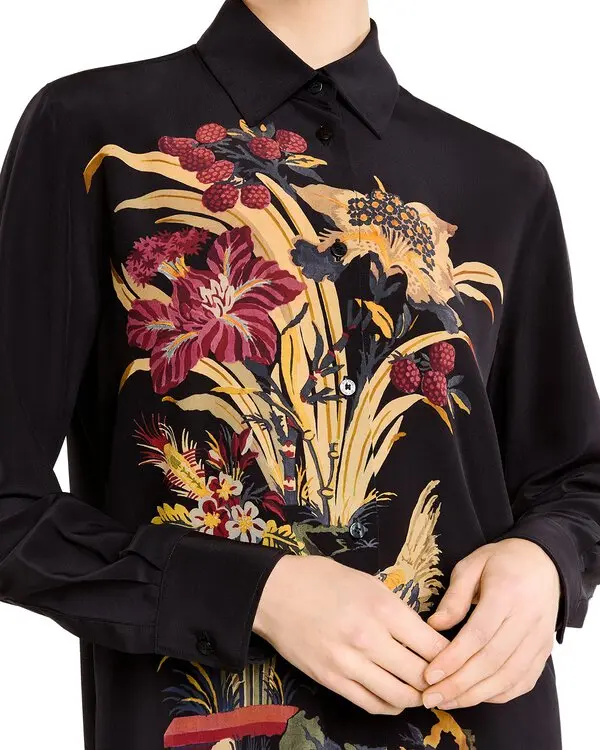 Etro Silk Printed Shirt