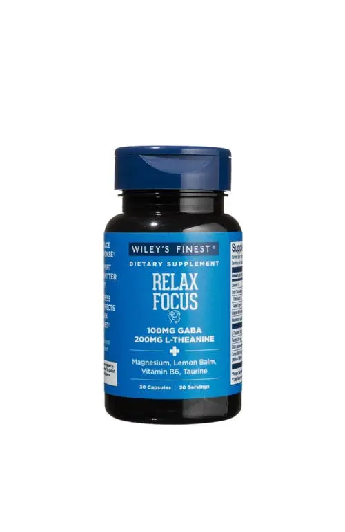 WILEY'S FINEST Daily Supplement For Stress Support With L-theanine, Gaba - None