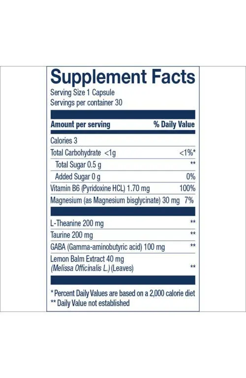 WILEY'S FINEST Daily Supplement For Stress Support With L-theanine, Gaba