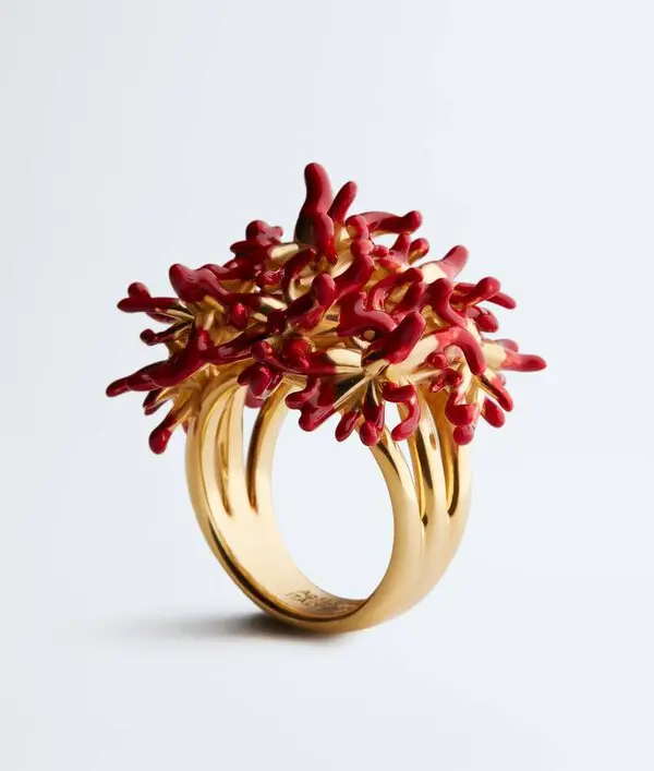 Bottega Veneta Sea Coral Ring