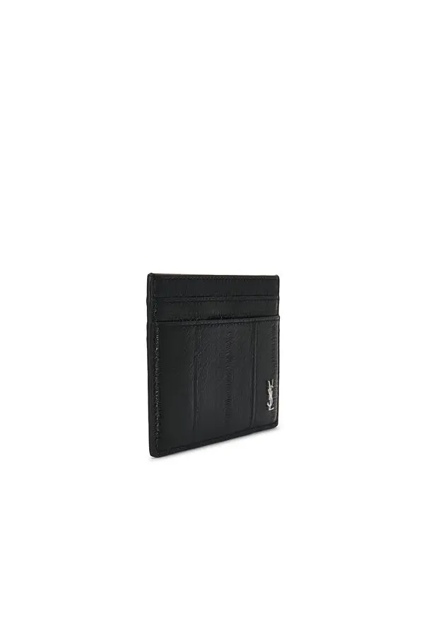 Saint Laurent Credit Card Case In Black