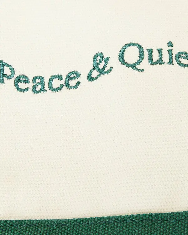 MUSEUM OF PEACE & QUIET Mini Wordmark Small Boat Tote - Forest