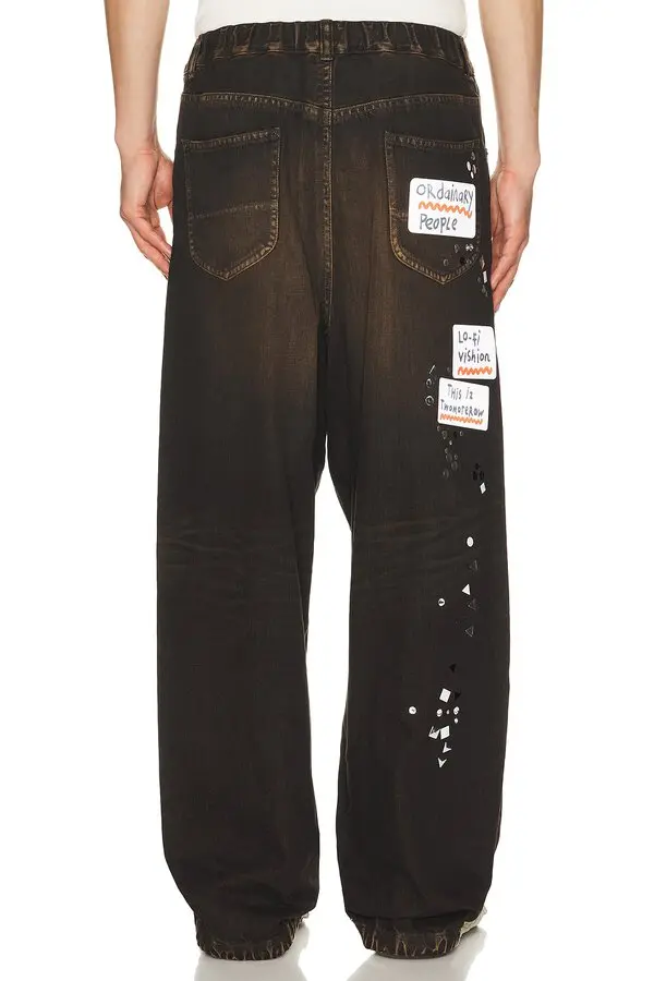 Mihara Yasuhiro Embellished Denim Jeans