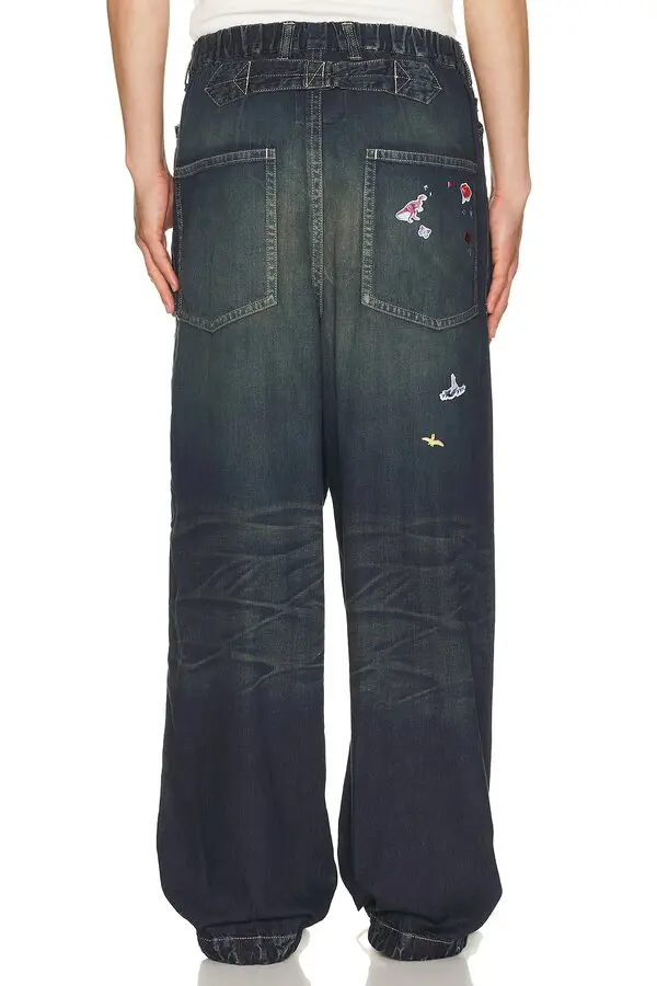 Mihara Yasuhiro Embellished Baker Jeans