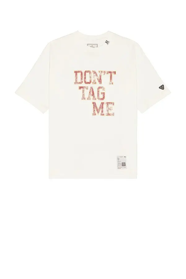 Mihara Yasuhiro Don't Tag Me Printed Tee