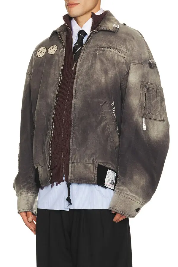Mihara Yasuhiro Sun Faded Military Jacket