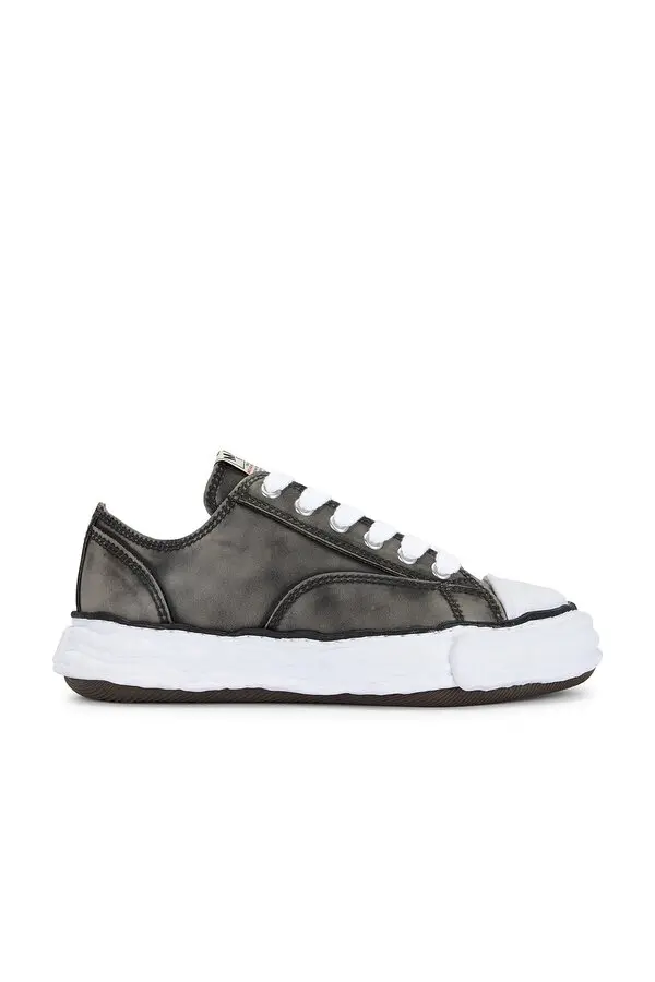 Mihara Yasuhiro Peterson23 Original Sole Vintage Leather Low -top Sneaker - Black