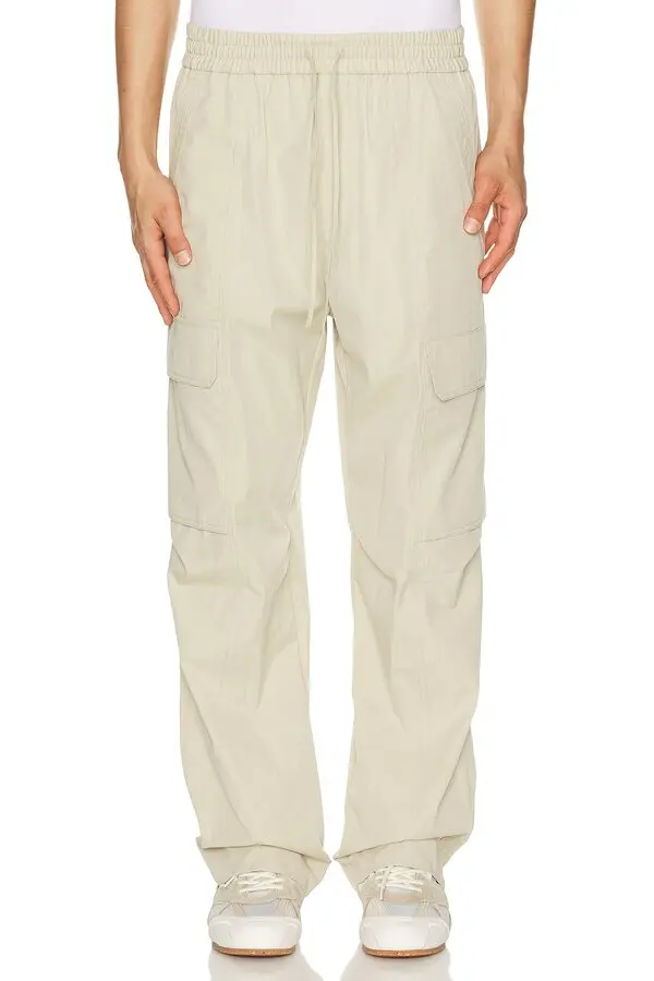 Helmut Lang Utility Po Pant In Beige - Stone