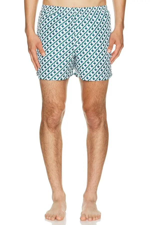 Casablanca Printed Swim Shorts In Multi