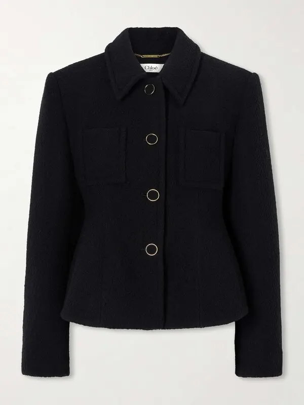 Chloé Wool-blend Bouclé Jacket