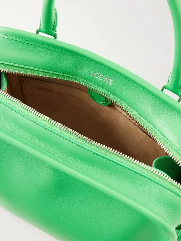 Loewe Amazona Small Leather Shoulder Bag - Green