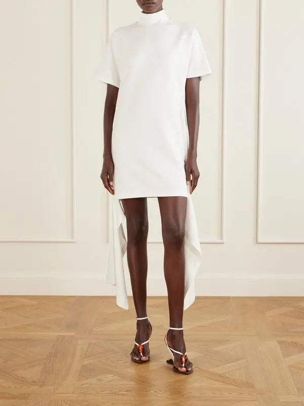 Alaïa Cotton-blend Jersey Mini Dress