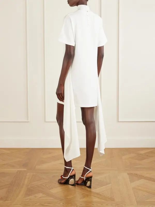 Alaïa Cotton-blend Jersey Mini Dress