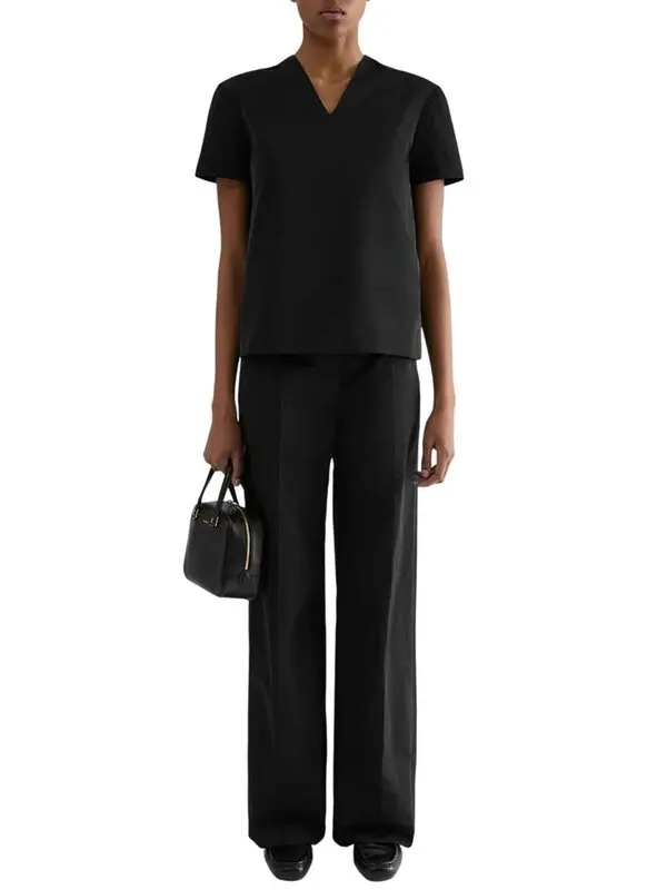 JIL SANDER Radzmir Straight Leg Trousers - Black