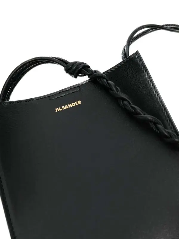 JIL SANDER Tangle Leather Shoulder Bag
