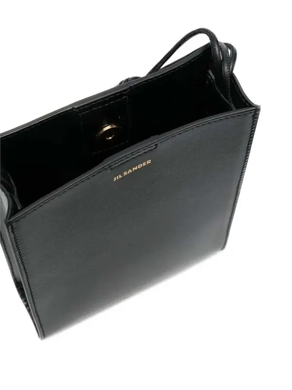 JIL SANDER Tangle Leather Shoulder Bag