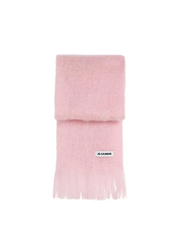 JIL SANDER Small Wool Blend Scarf - Multicolor