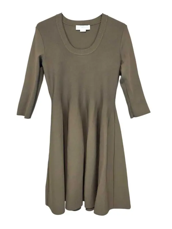 Stella McCartney A-line Knit Dress - Brown