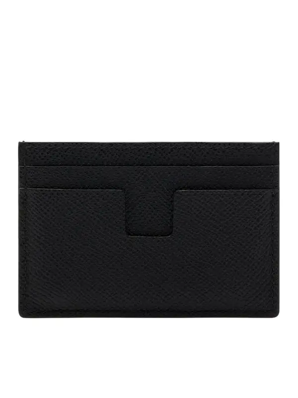 TOM FORD Classic Small Grain Leather Card Holder