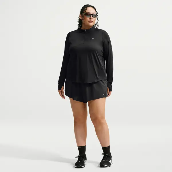 Nike Swift Dri-fit Mid-rise 2-in-1 Running Shorts - Black