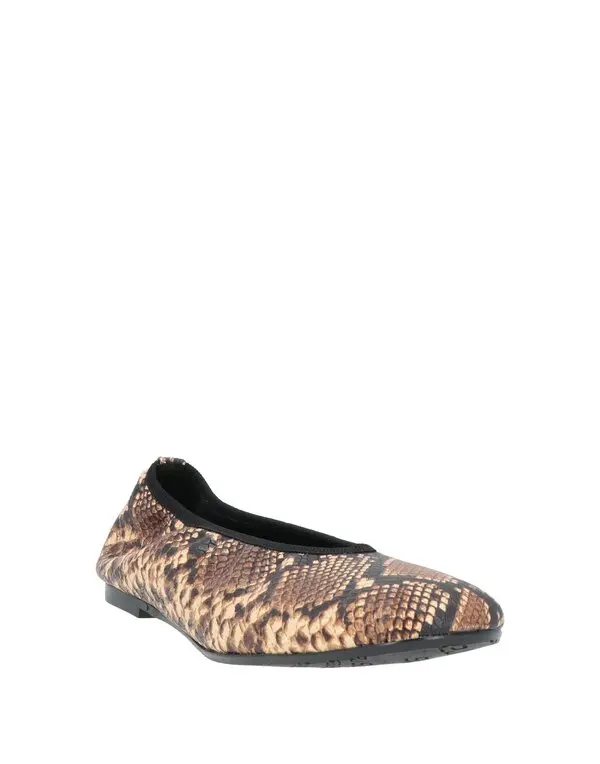 RAS Ballet Flats Camel Size Leather