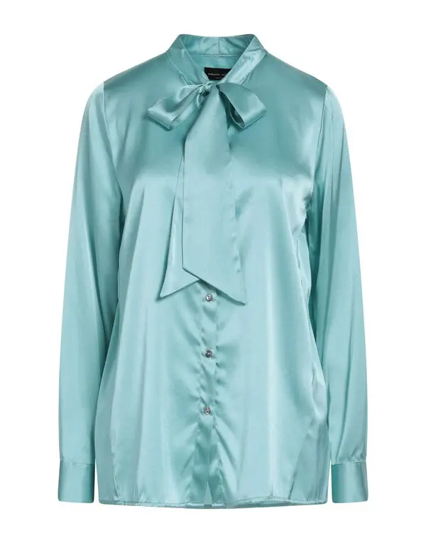 ROBERTO COLLINA Shirt Size Silk, Elastane