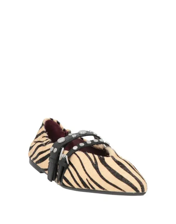 Ash Ballet Flats Size Leather