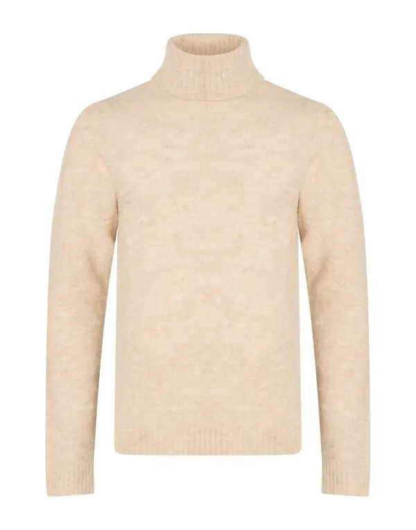 IRISH CRONE Turtleneck Size Alpaca Wool, Polyamide, Wool