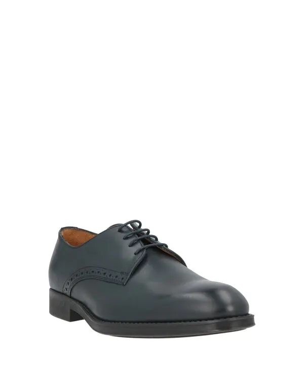 TESTONI Derby Shoes In Dark Calfskin - Navy