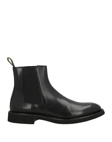 DOUCAL'S Leather Ankle Boots - Black
