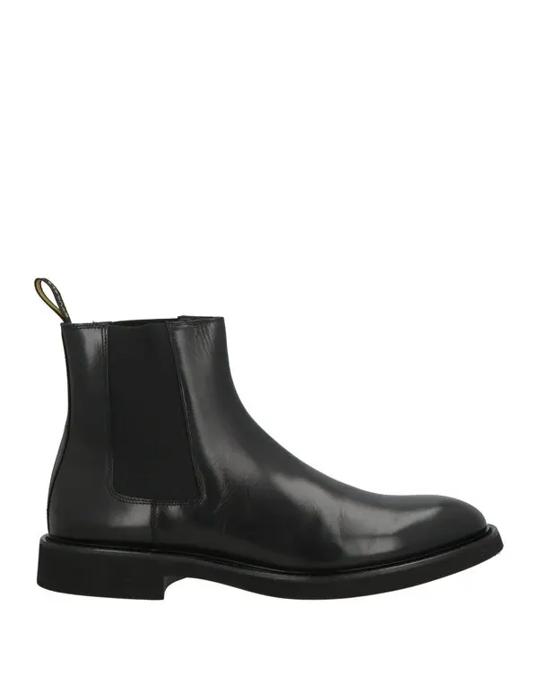 DOUCAL'S Leather Chelsea Boots - Black